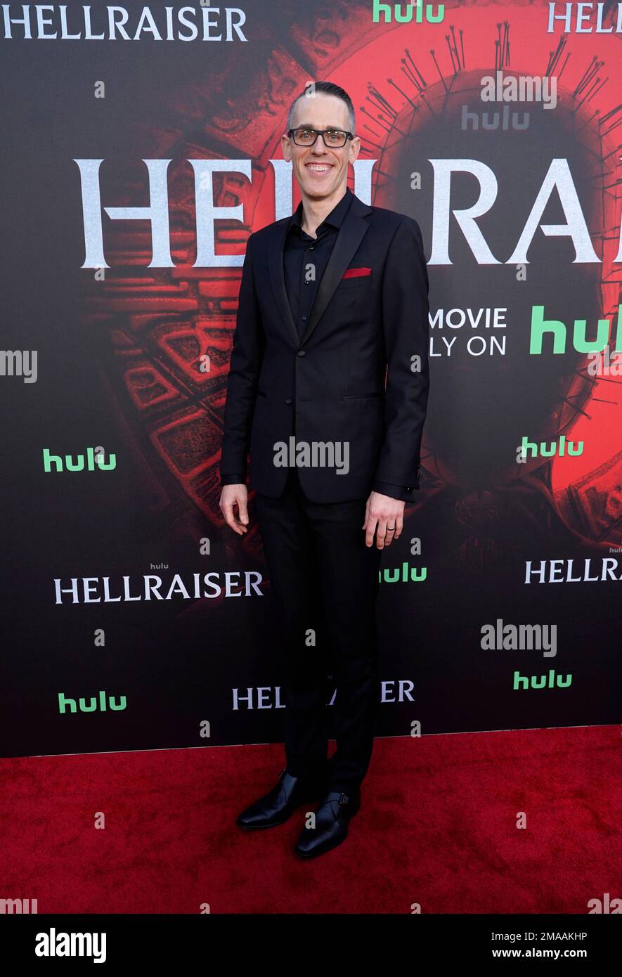 Jason Liles poses at a special screening of the Hulu reboot of ...