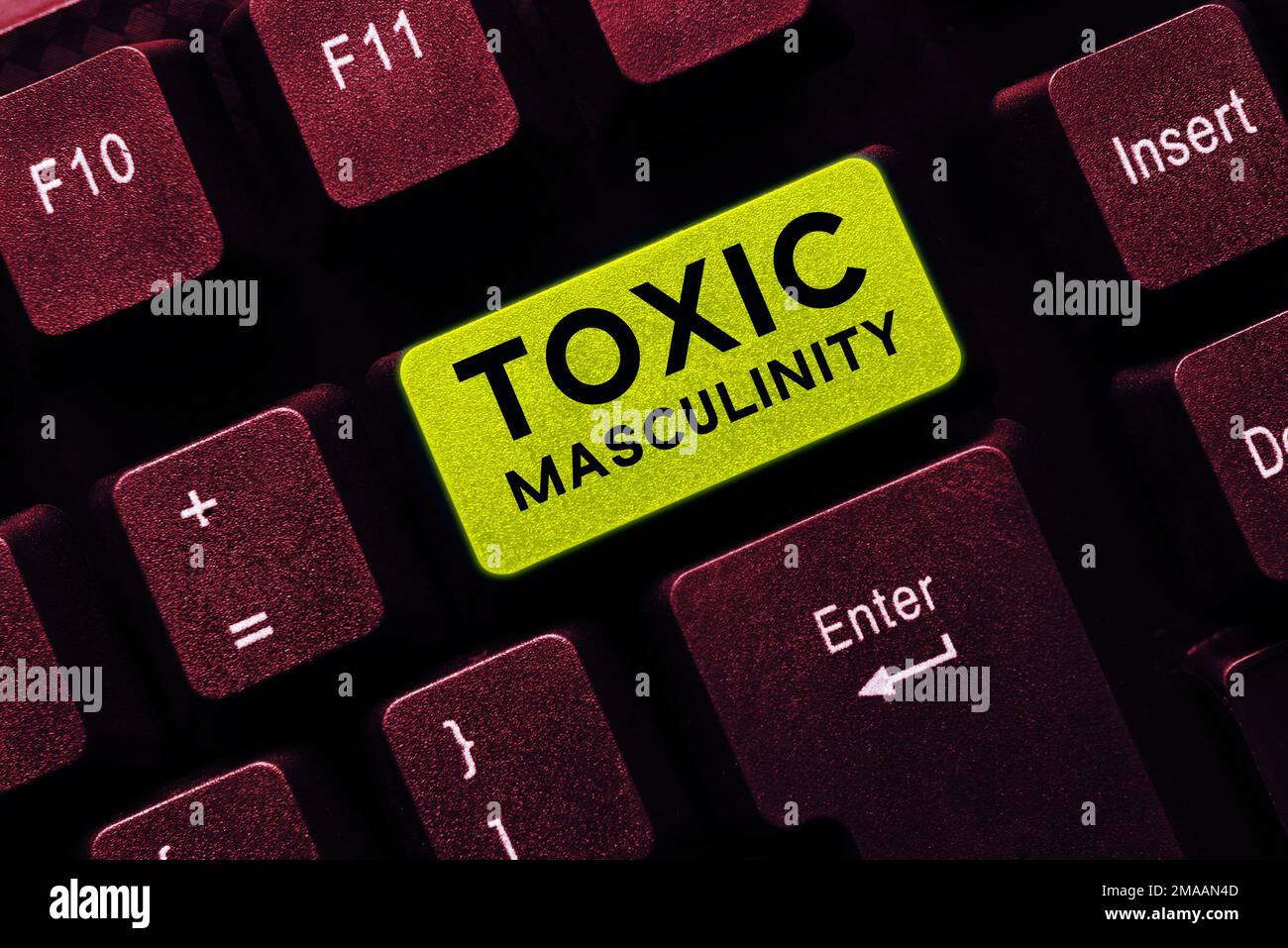 Conceptual display Toxic Masculinity. Concept meaning describes narrow ...