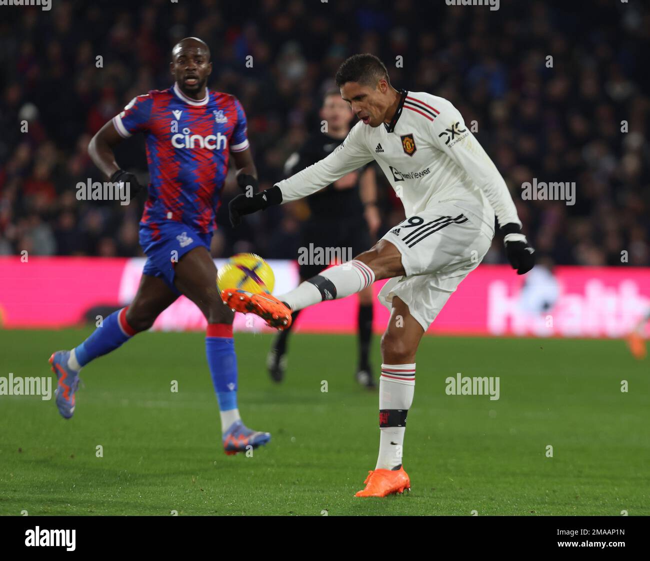 London ENGLAND - January 18: Manchester United's Raphael Varane during ...