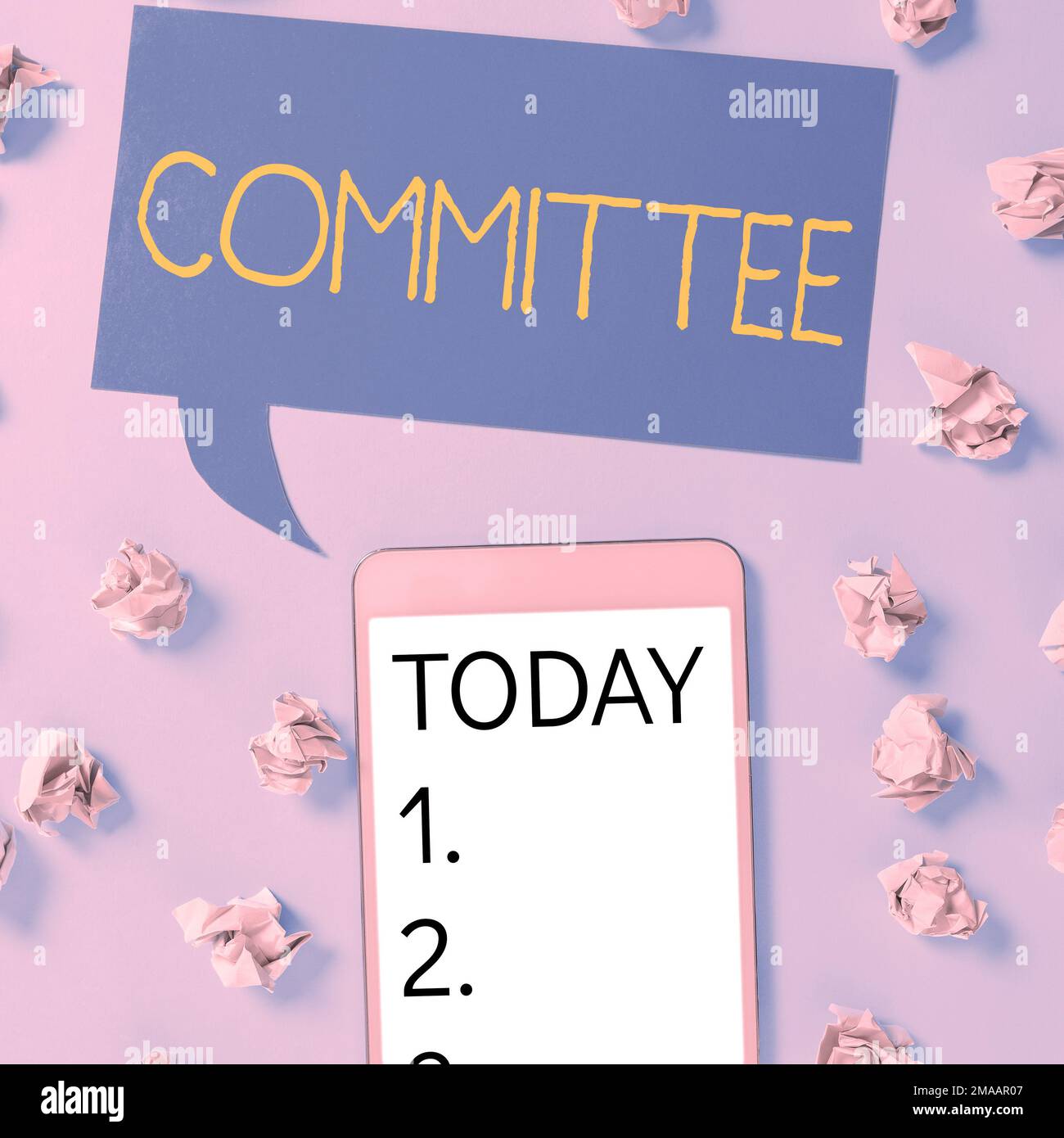 Text sign showing Committee. Word for Group of people appointed for a ...