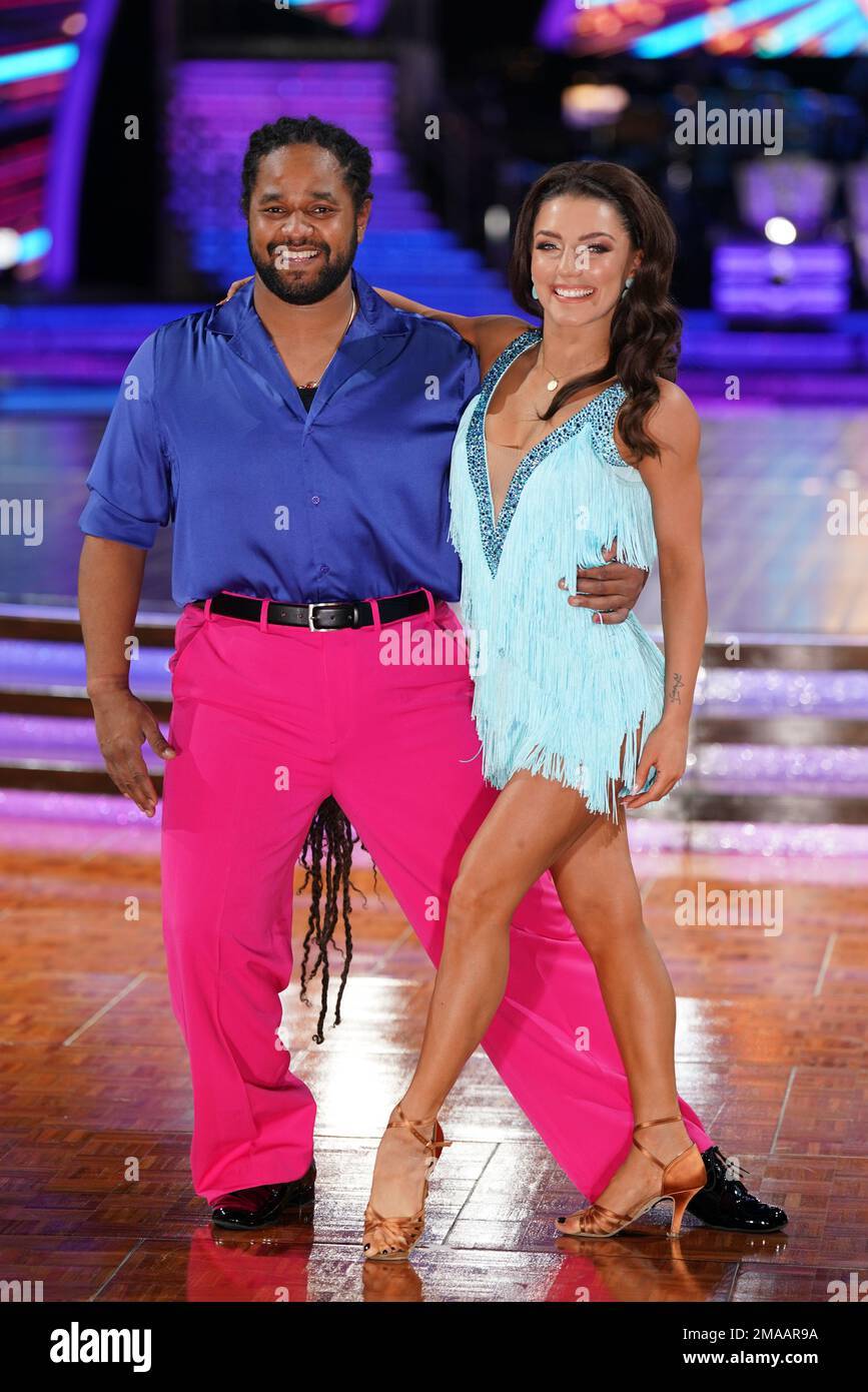 Hamza Yassin And Jowita Przystal During The Strictly Come Dancing Live