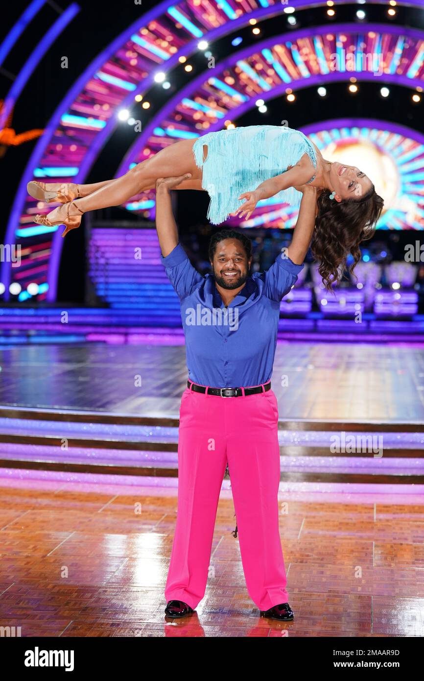 Hamza Yassin and Jowita Przystal during the Strictly Come Dancing Live Tour press launch at the ...