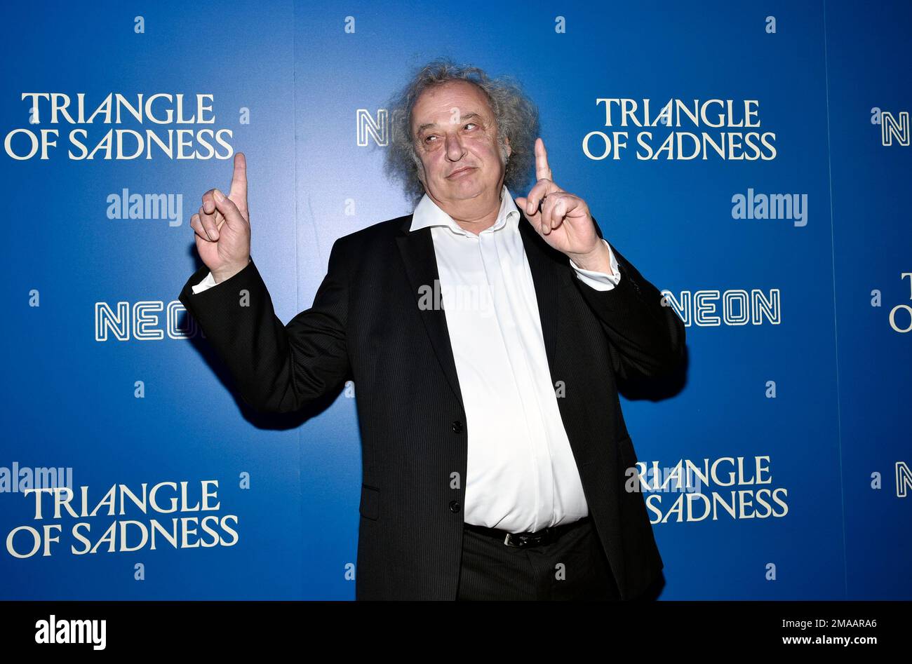 Zlatko Buric attends a special screening of "Triangle of Sadness" at ...