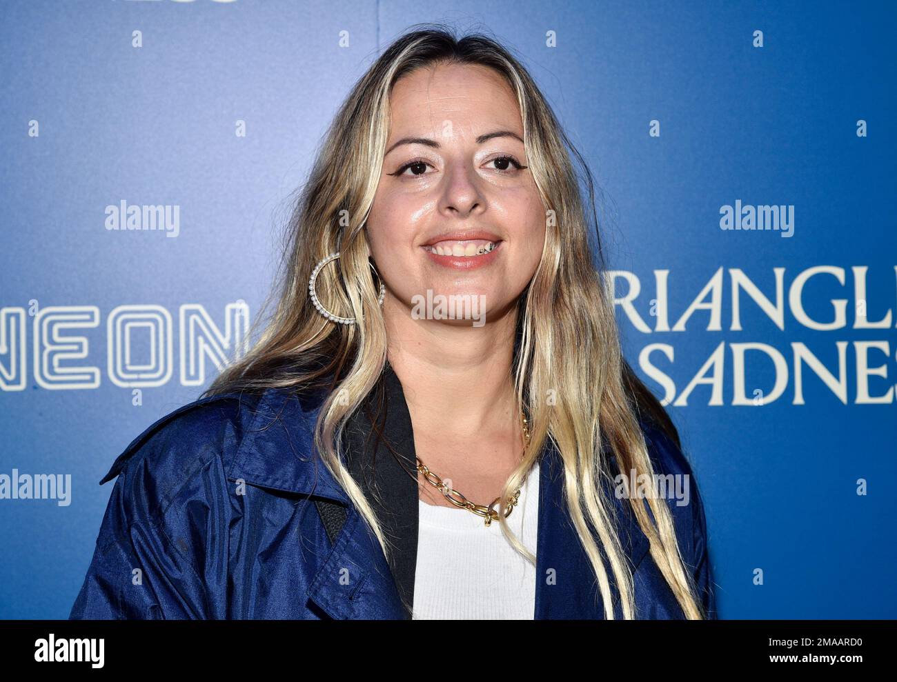 Crystal Moselle attends a special screening of "Triangle of Sadness" at ...