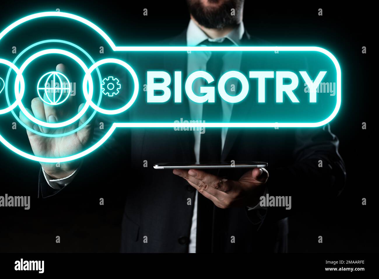 Inspiration showing sign Bigotry. Concept meaning obstinate or ...