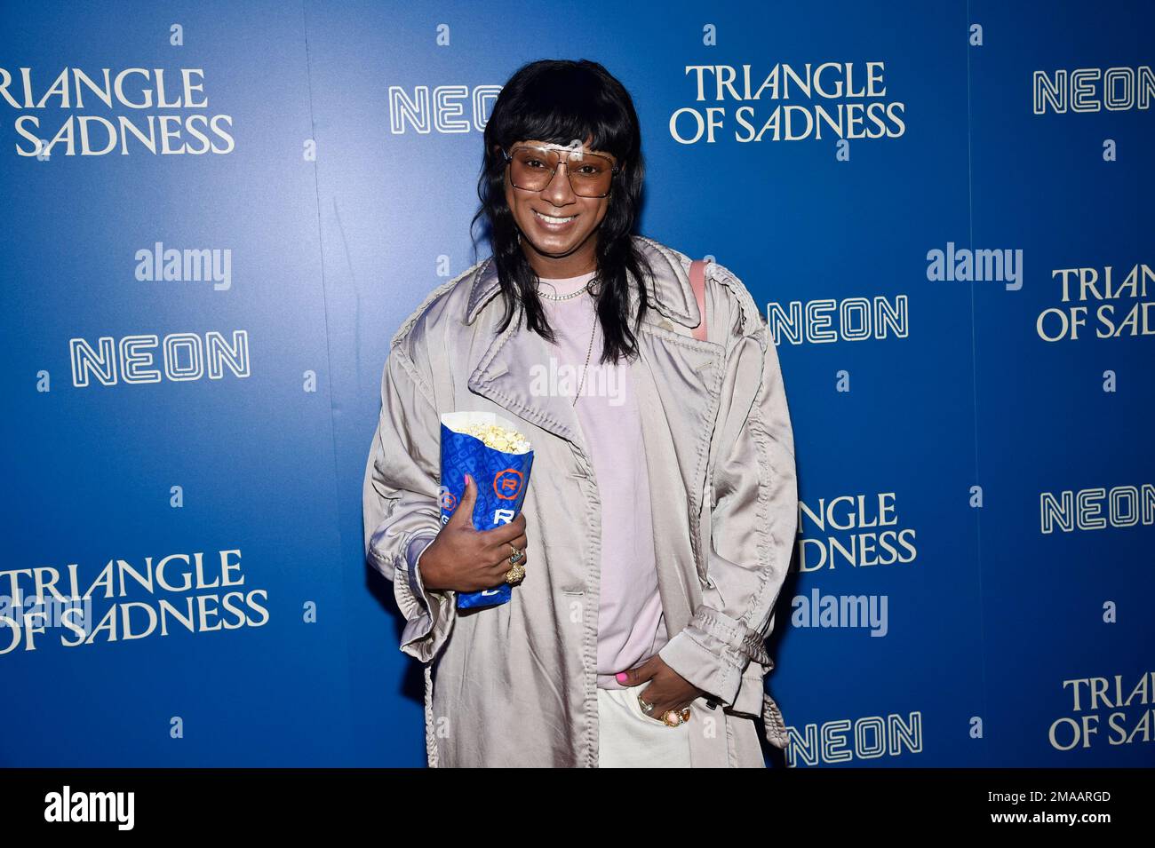 Jerome Lamaar attends a special screening of "Triangle of Sadness" at ...