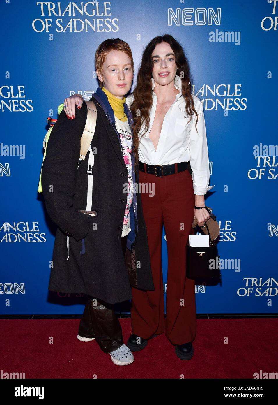 Bobbi Salvor Menuez, left, and Hailey Gates attend a special screening ...