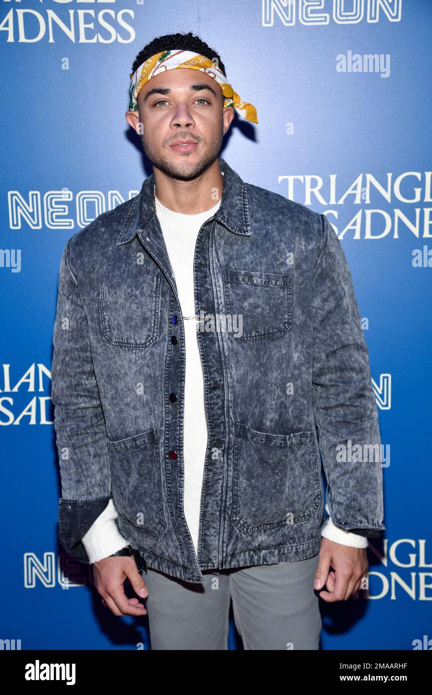 Nick Creegan attends a special screening of "Triangle of Sadness" at ...