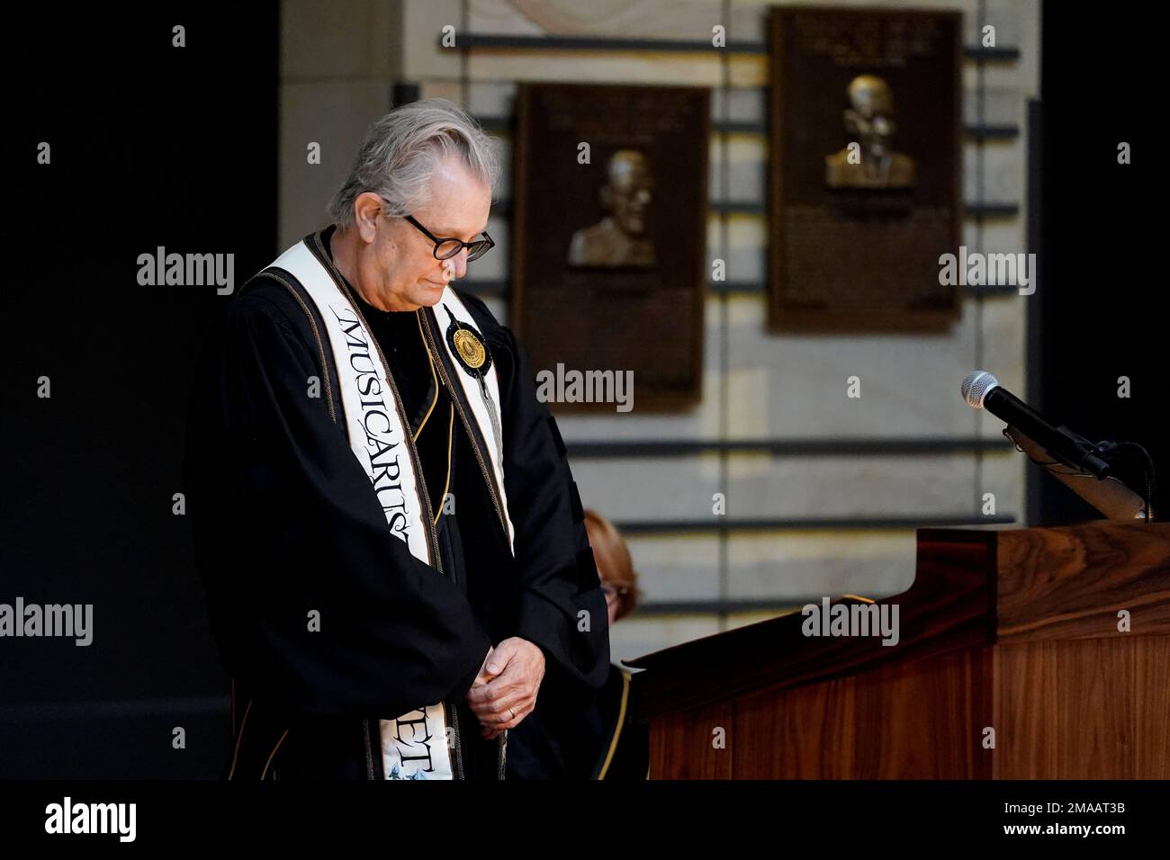 Kyle Young, CEO of the Country Music Hall of Fame and Museum, stands ...