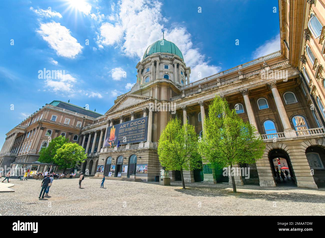 Buda castle hungarian national gallery hi-res stock photography and ...