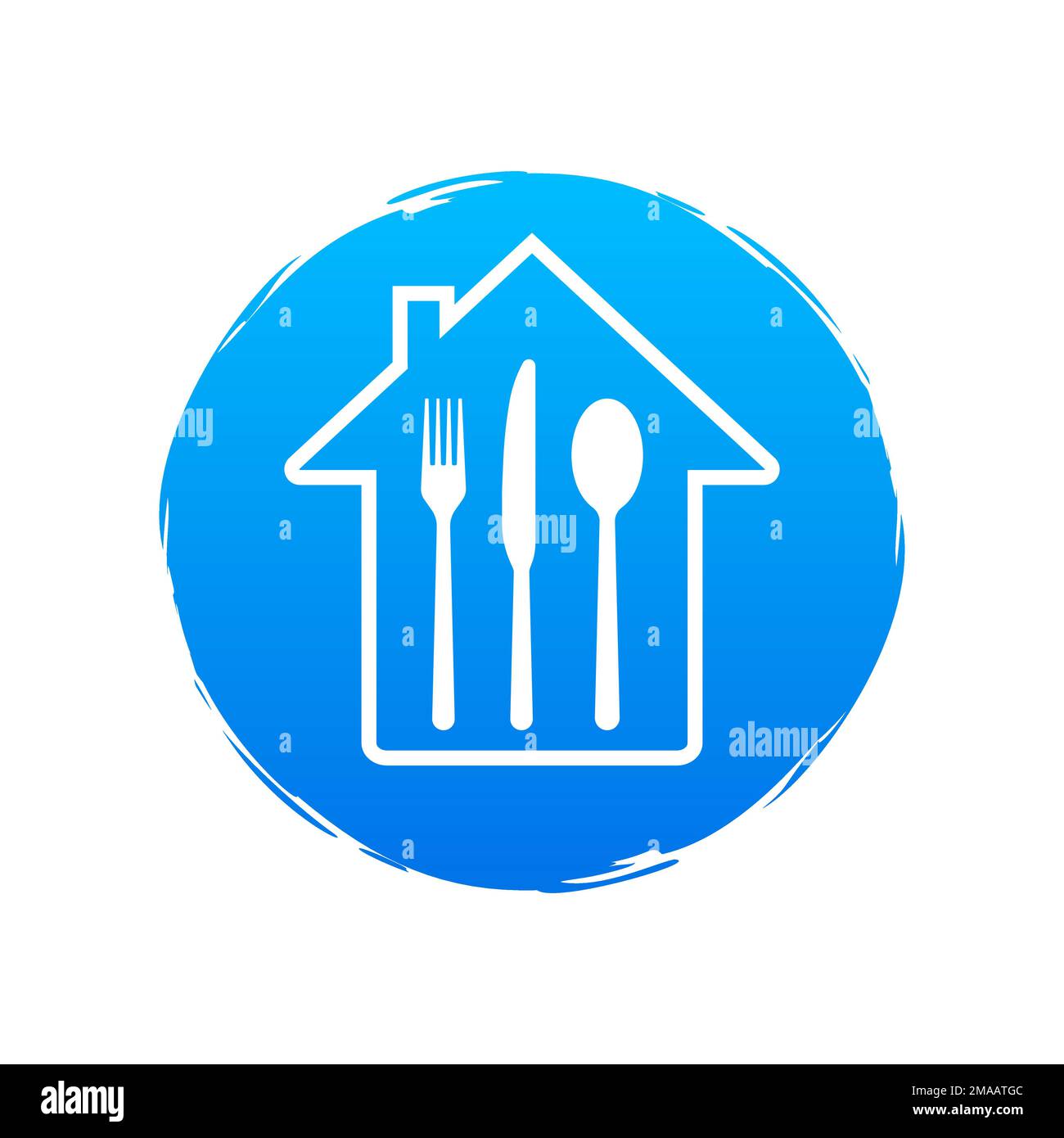 Home cooking sign, label. Bakery shop, cooking club. Vector stock ...