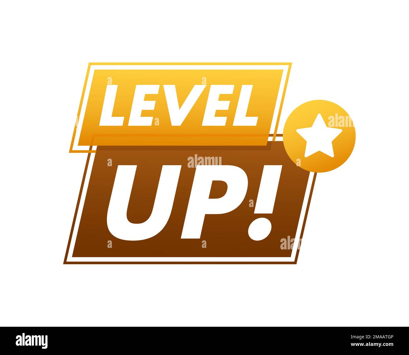 Game icon bonus. level up icon, new level logo. Vector illustration ...