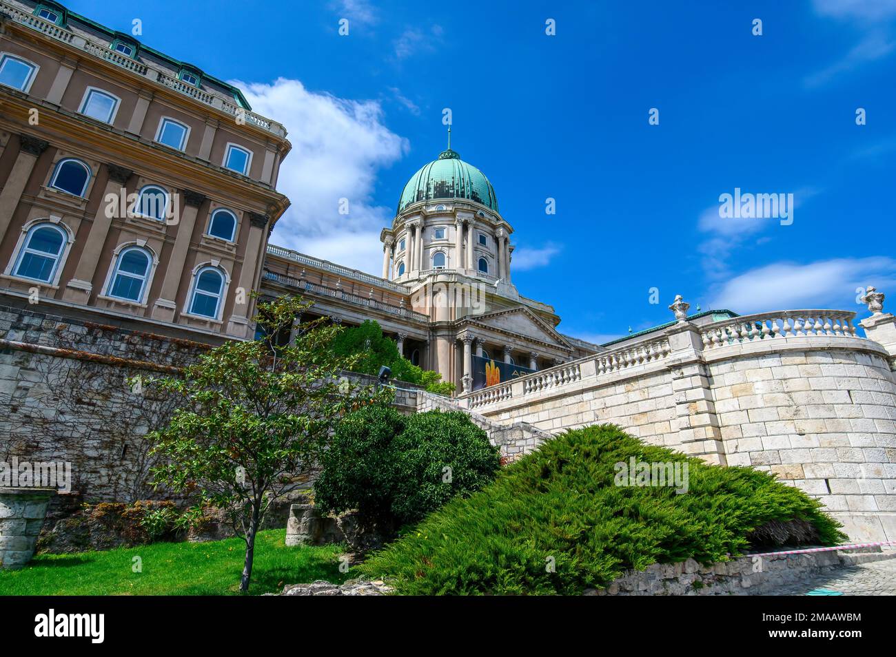 Buda Castle Royal Palace and Hungarian National Gallery in Budapest ...