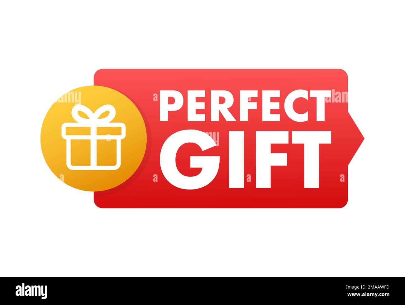 The perfect gift label. Price tag. Vector stock illustration Stock ...