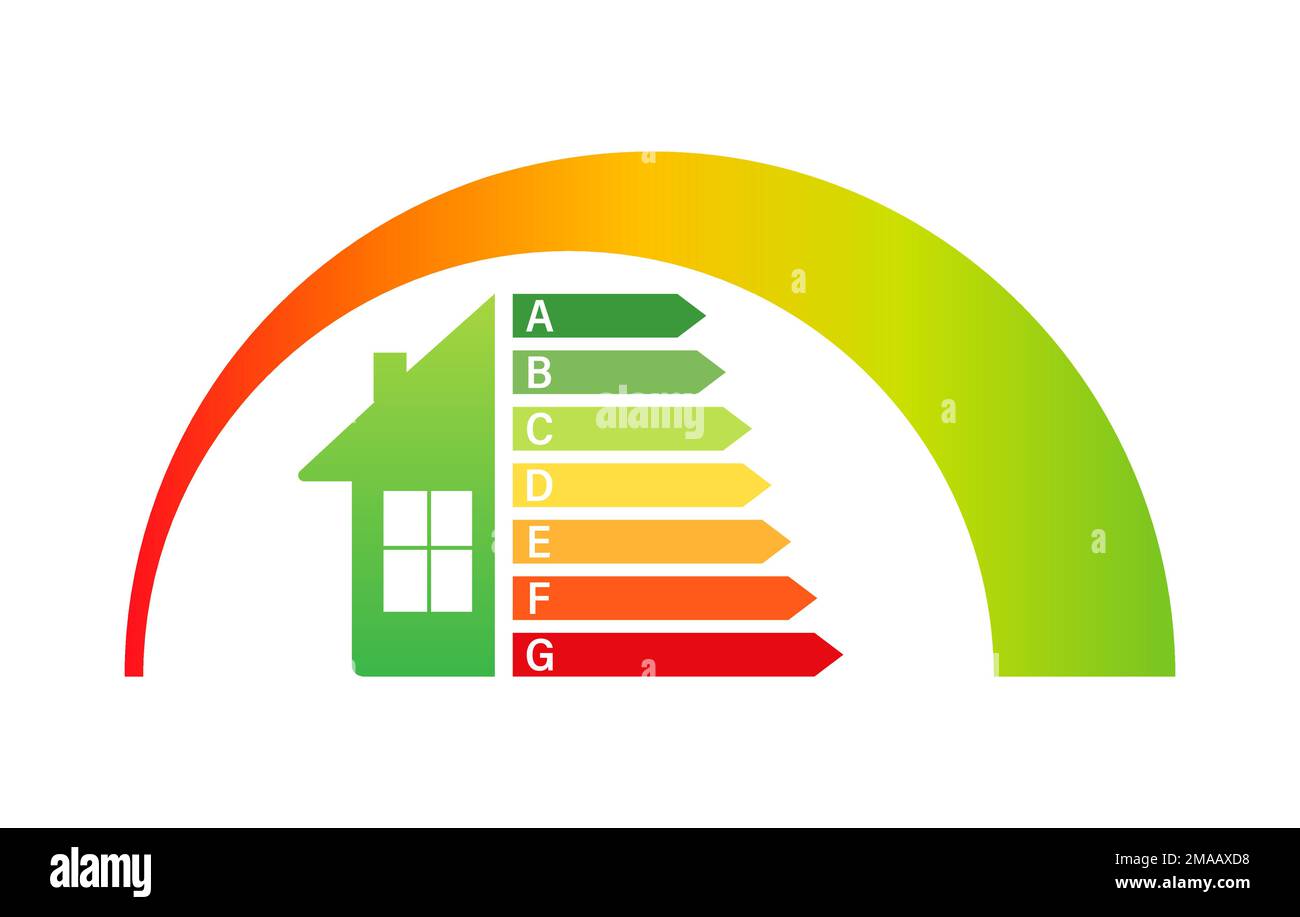 Energy chart for concept design. Energy efficiency icon. Chart concept ... Energy chart for concept design. Energy efficiency icon. Chart concept ...