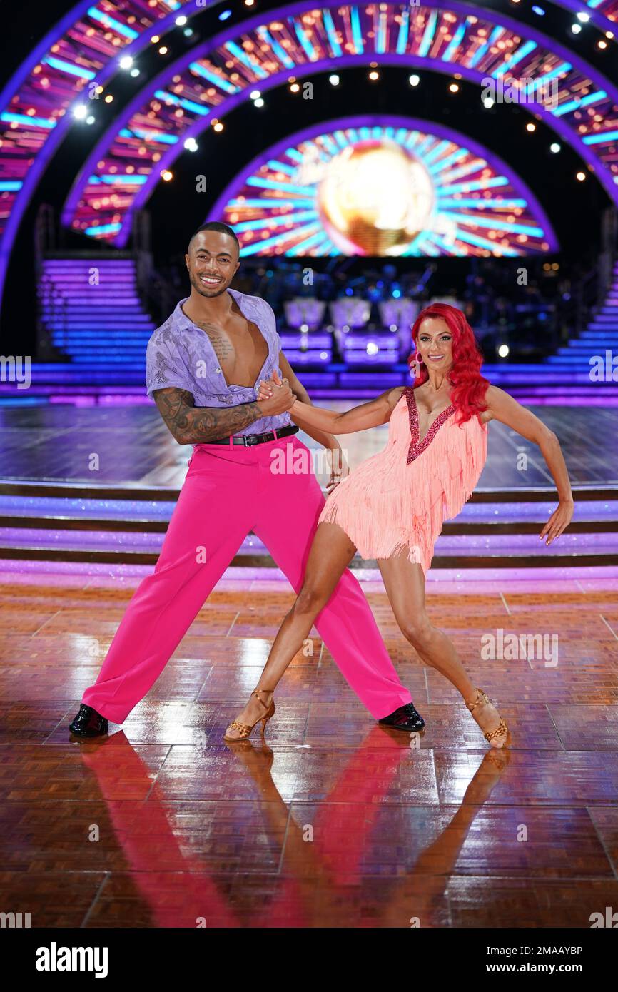 Tyler West and Dianne Buswell during the Strictly Come Dancing Live ...