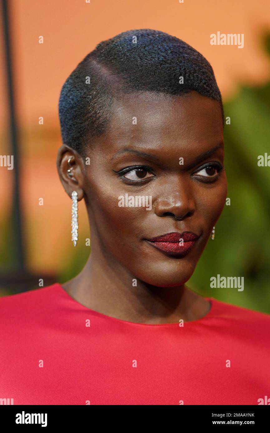 Sheila Atim poses for photographers upon arrival for the UK Gala ...