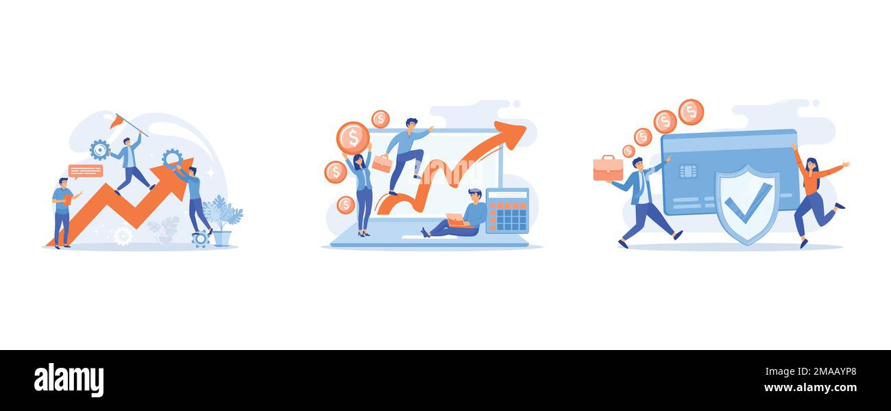 Startup work, success, Stock trading, income growth, Credit card ...