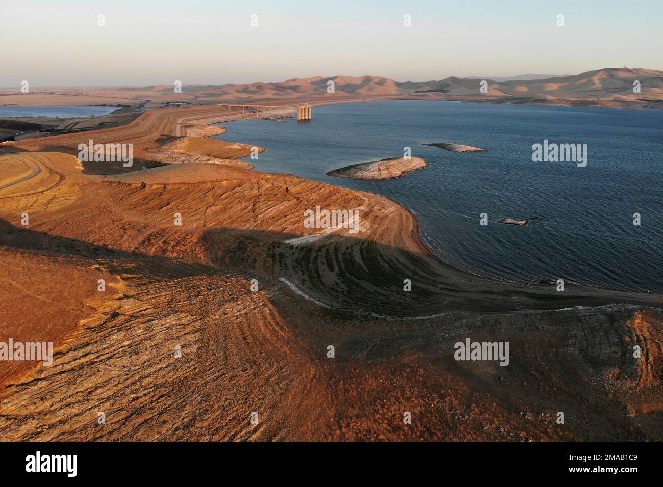 Water levels are low at San Luis Reservoir, which stores irrigation ...