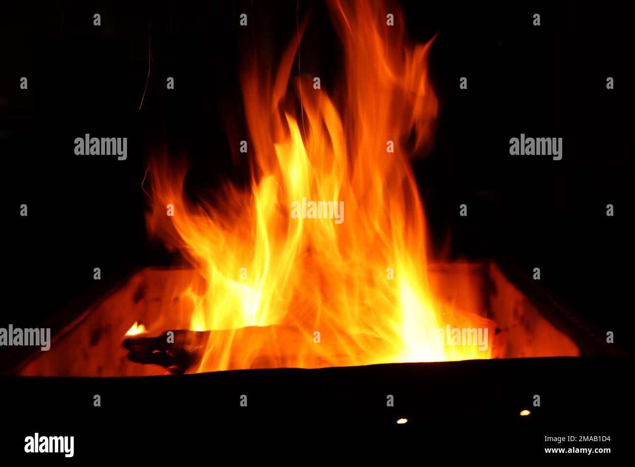 Fire - Flames Stock Photo - Alamy