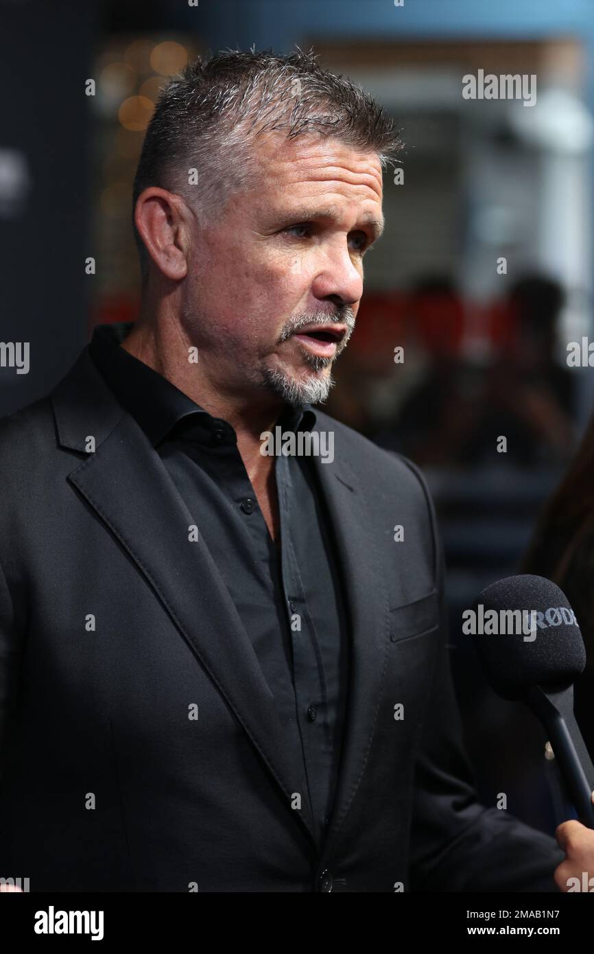 Sydney, Australia. 19th January 2023. Matt Nable arrives on the red ...
