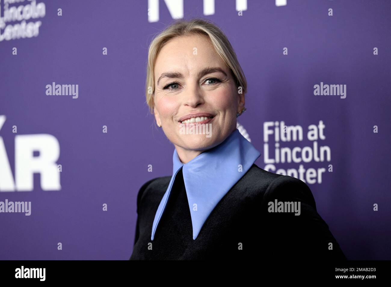 Nina Hoss attends the premiere of "Tár" at Alice Tully Hall during the ...