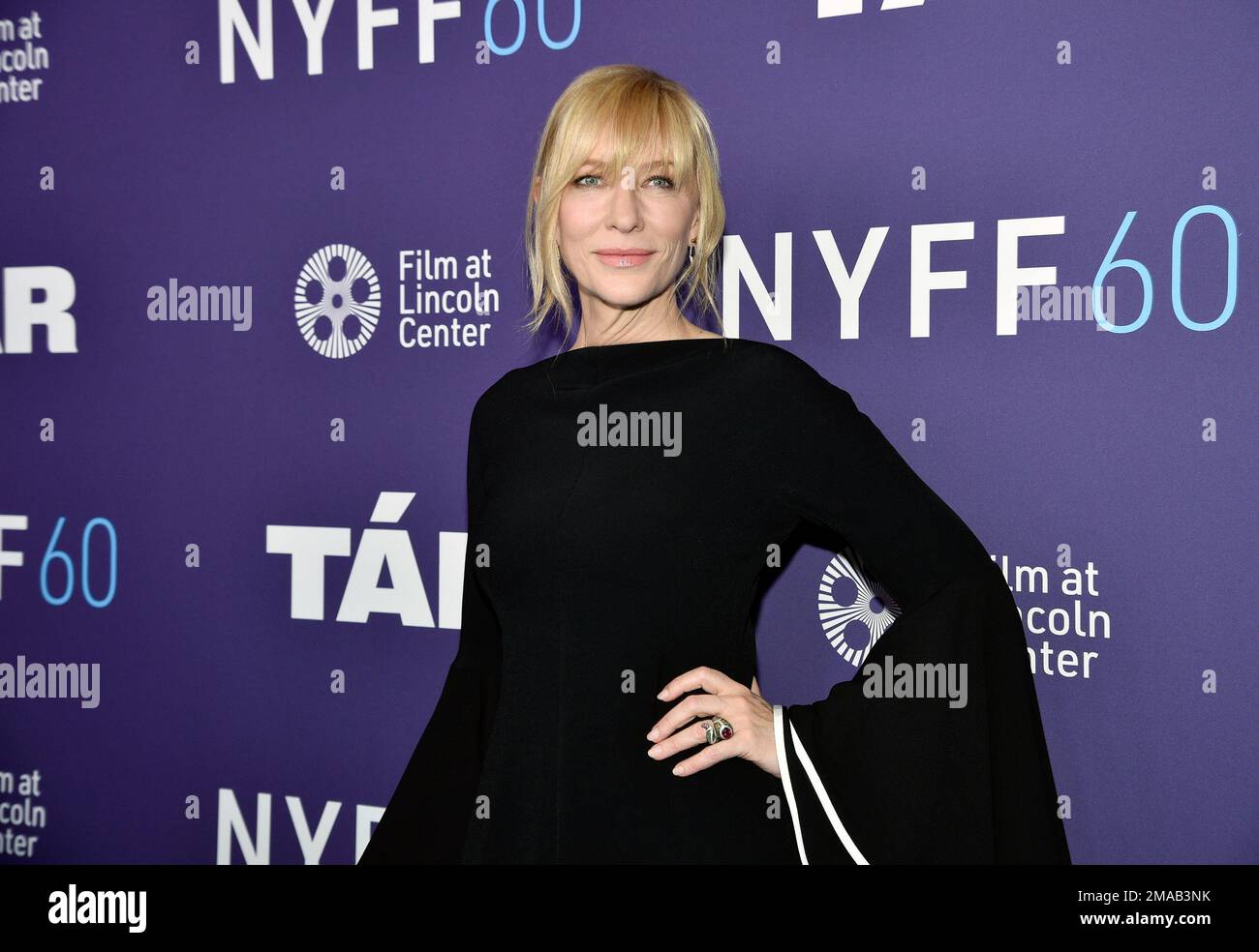 Cate Blanchett attends the premiere of "Tár" at Alice Tully Hall during ...