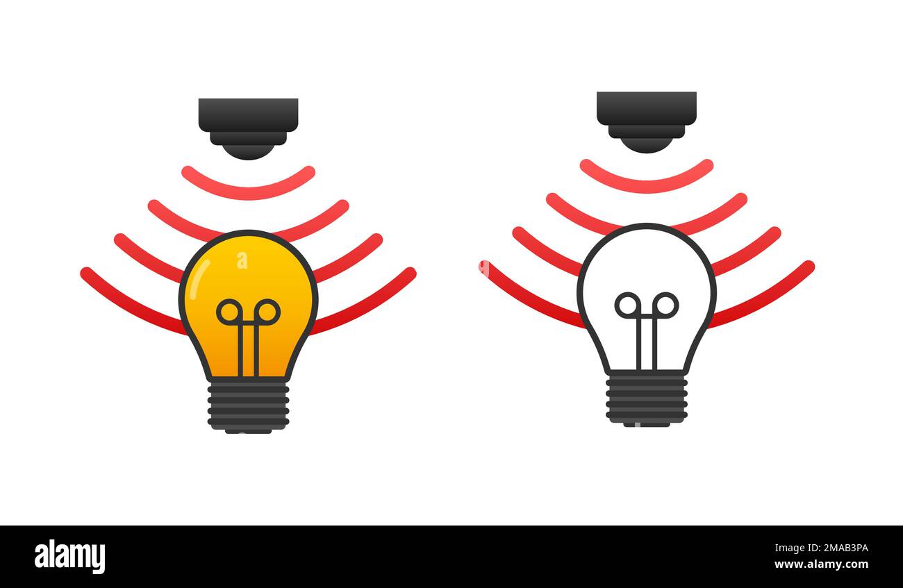 Motion sensor, Automatic Lighting icon. Touch signal. Motion sensor ... Motion sensor, Automatic Lighting icon. Touch signal. Motion sensor ...