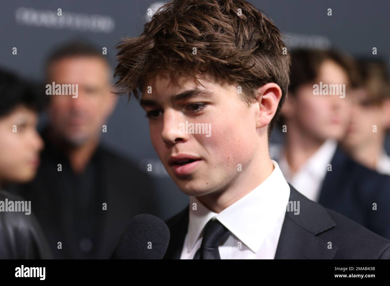 Sydney, Australia. 19th January 2023. Renee Bargh interviews Edward ...