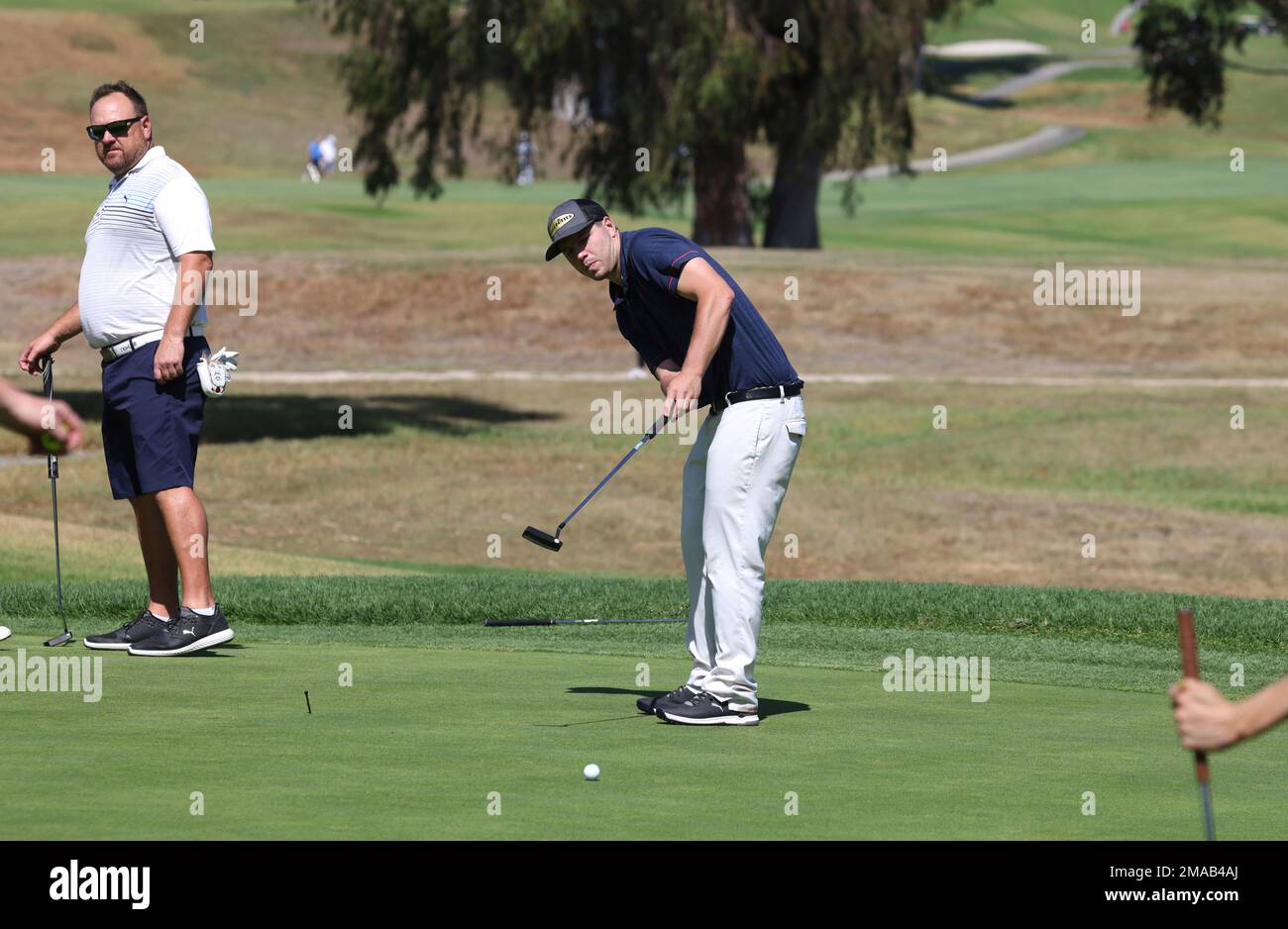 Ari Weintraub attends the 2022 Emmys Golf Classic presented by the ...