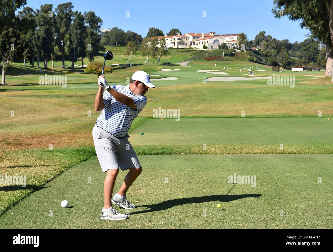 Michael Miller at the 2022 Emmys Golf Classic presented by the ...