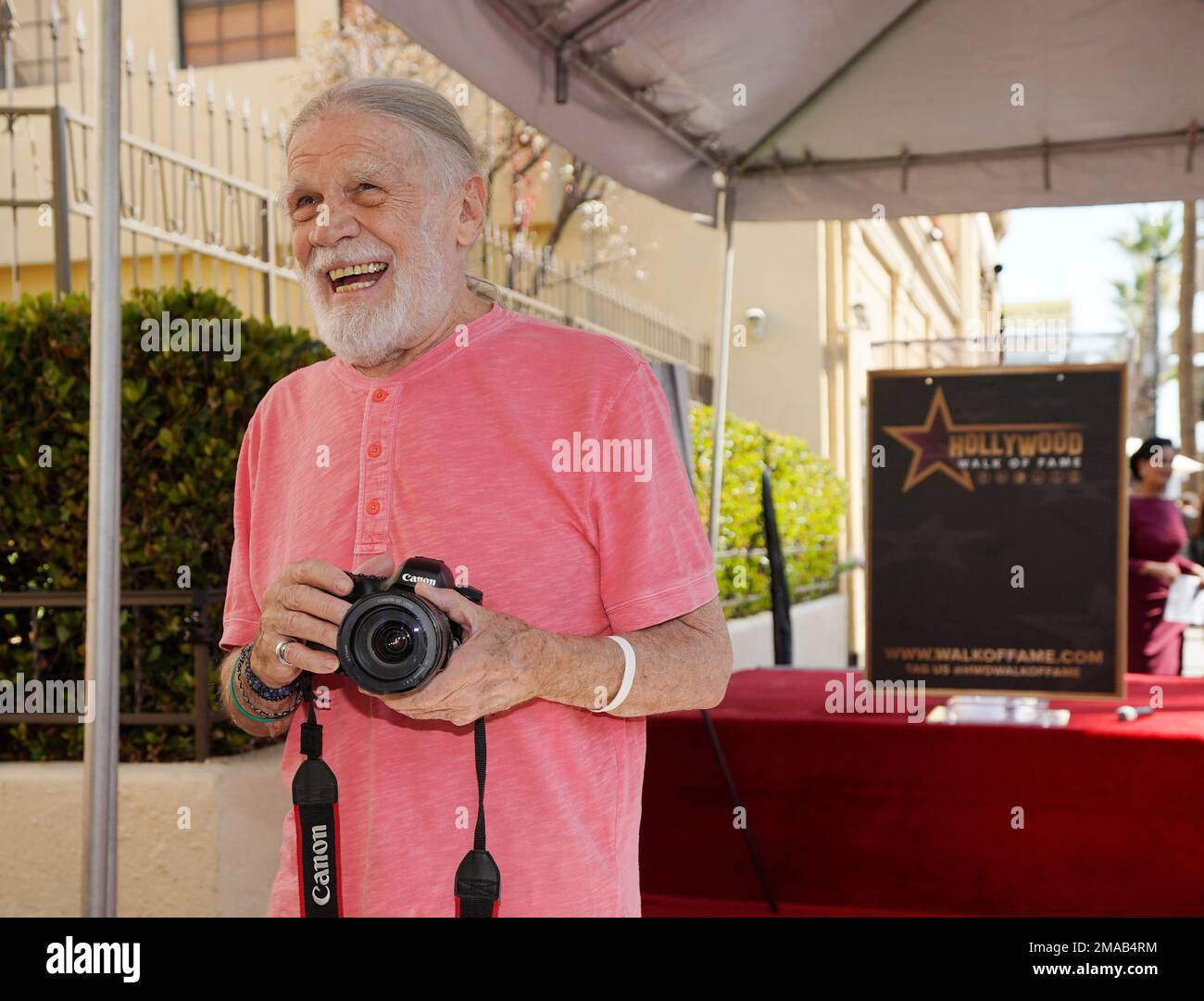 Photographer Henry Diltz is pictured before a posthumous Hollywood Walk ...