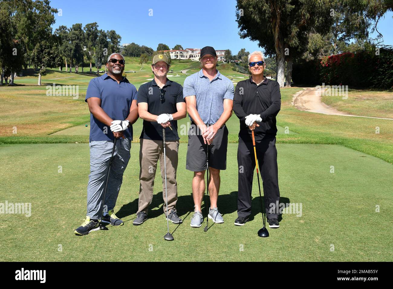 Jonathan Adams, from left, Matt Letscher, Brian Letscher, and Patrick ...