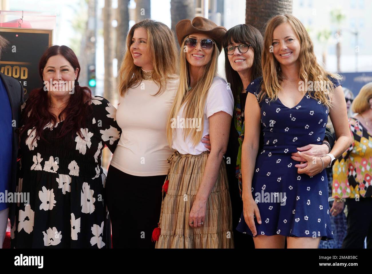 From left, sisters Carnie Wilson and Wendy Wilson and sisters Chynna Phillips, Mackenzie ...