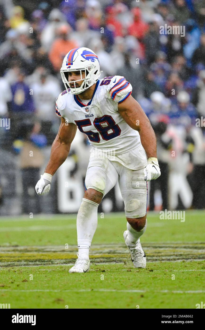 Buffalo Bills linebacker Matt Milano (58) in action during the second ...
