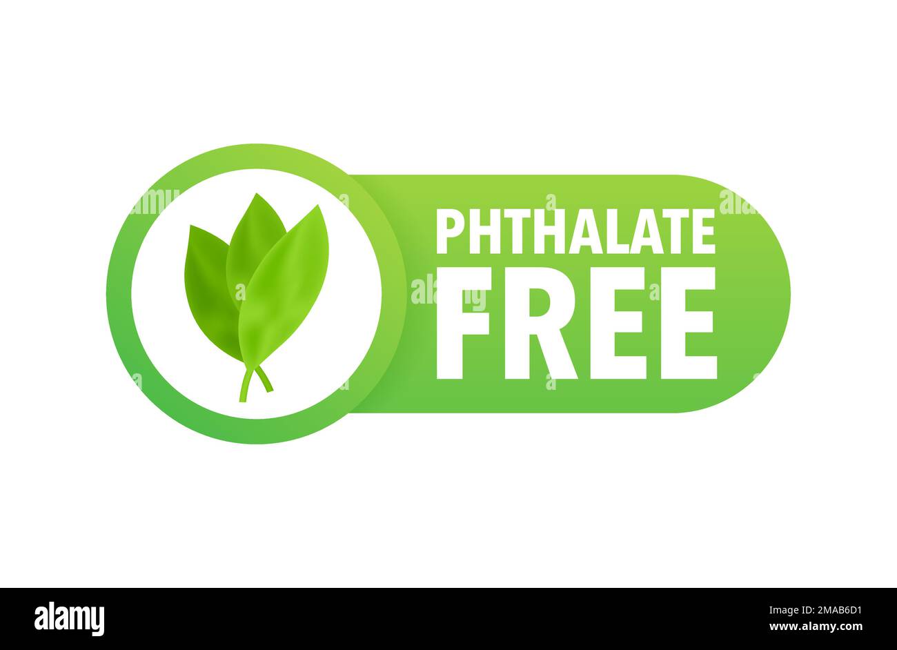 Phthalate free sign, label. Product with no phthalate added icon ...