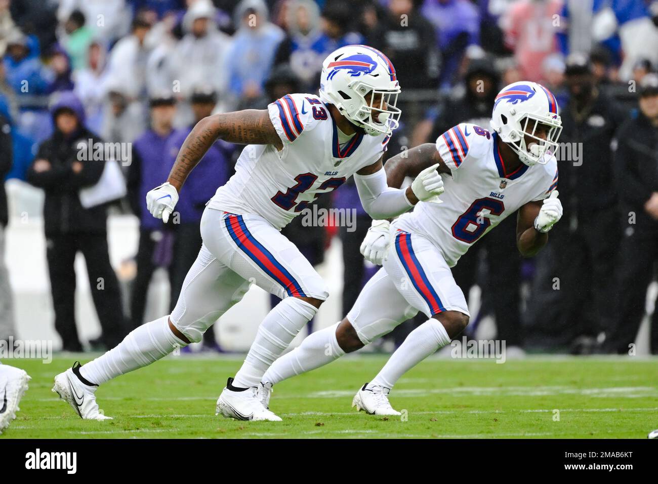 Buffalo Bills wide receiver Gabe Davis (13) and wide receiver Isaiah ...