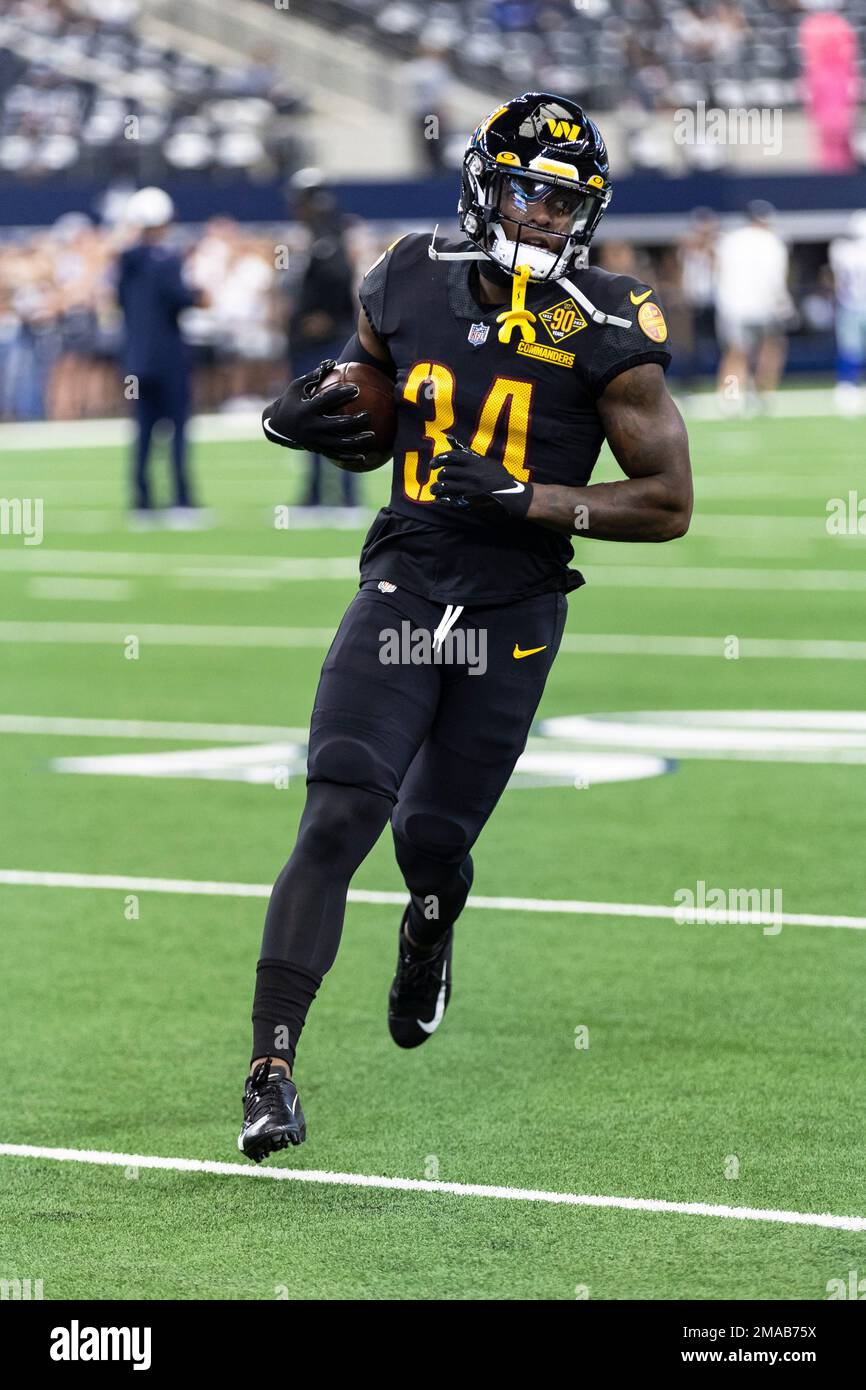 Washington Commanders cornerback Christian Holmes (34) is seen during ...