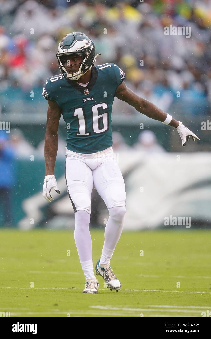 Philadelphia Eagles' Quez Watkins in action during an NFL football game ...
