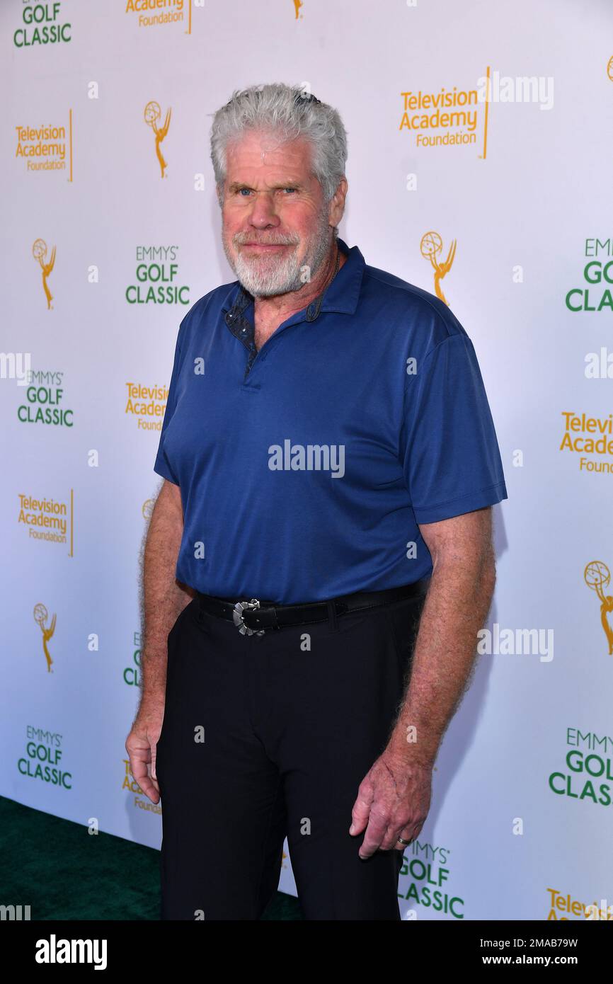 Ron Perlman attends the 2022 Emmys Golf Classic presented by the ...