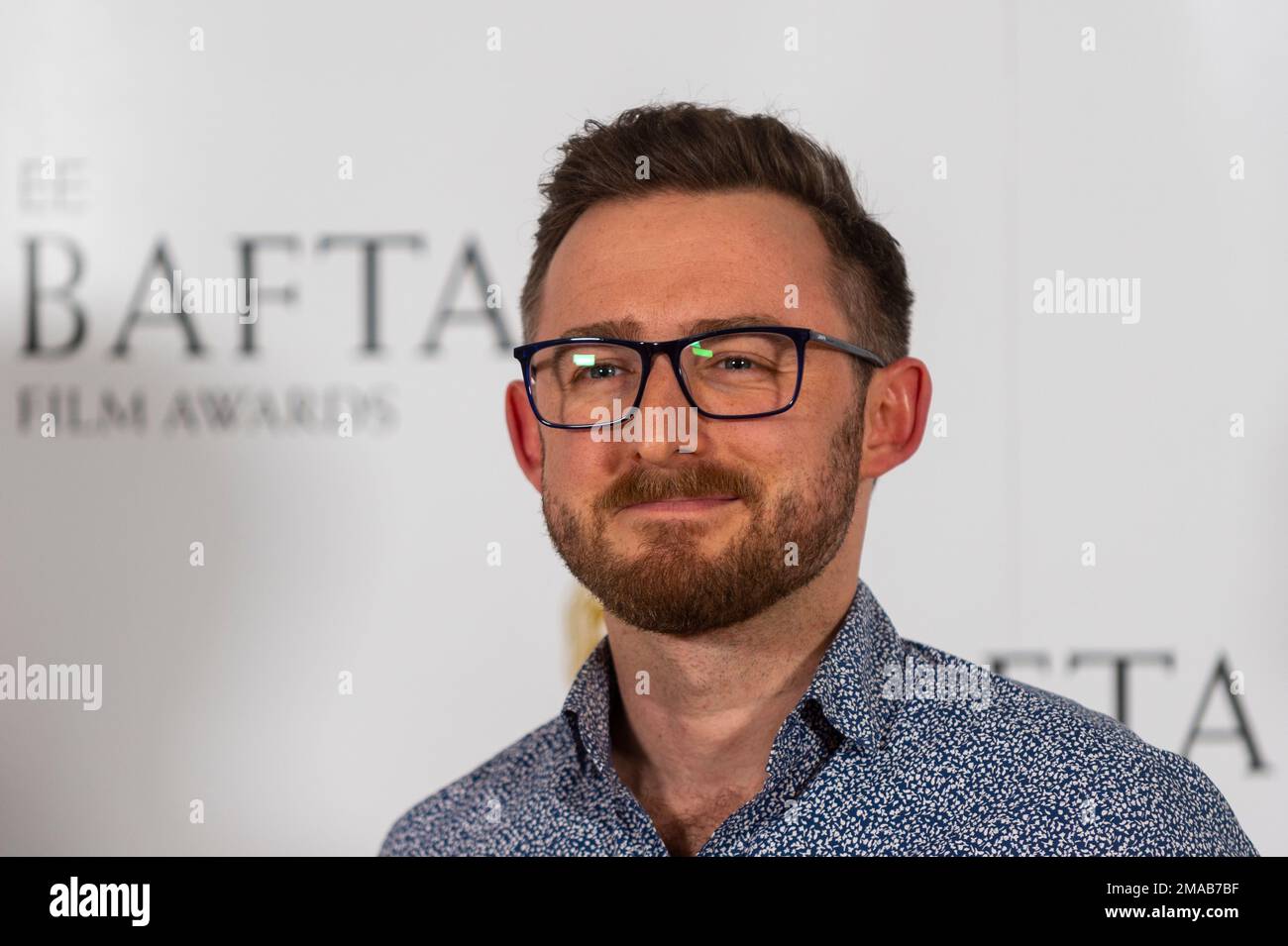 London, UK. 19 January 2023. Ali Plumb (red carpet host at BAFTA Awards ...