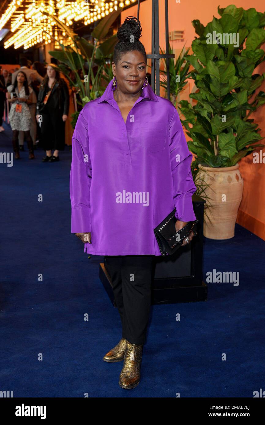Gersha Phillips poses for photographers upon arrival for the UK Gala ...