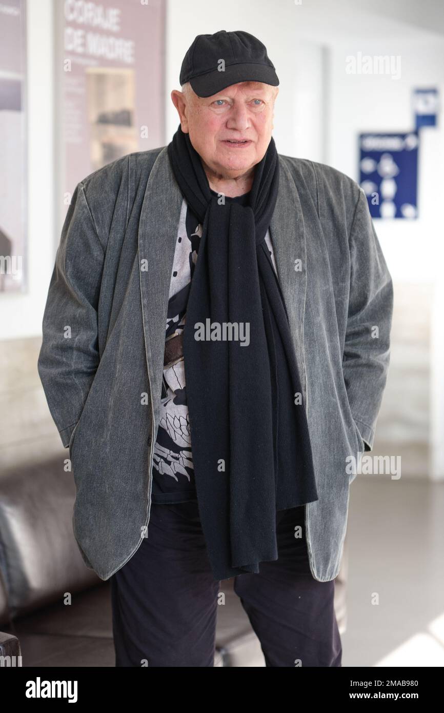 Madrid, Spain. 19th Jan, 2023. Actor Steven Berkoff poses for a ...