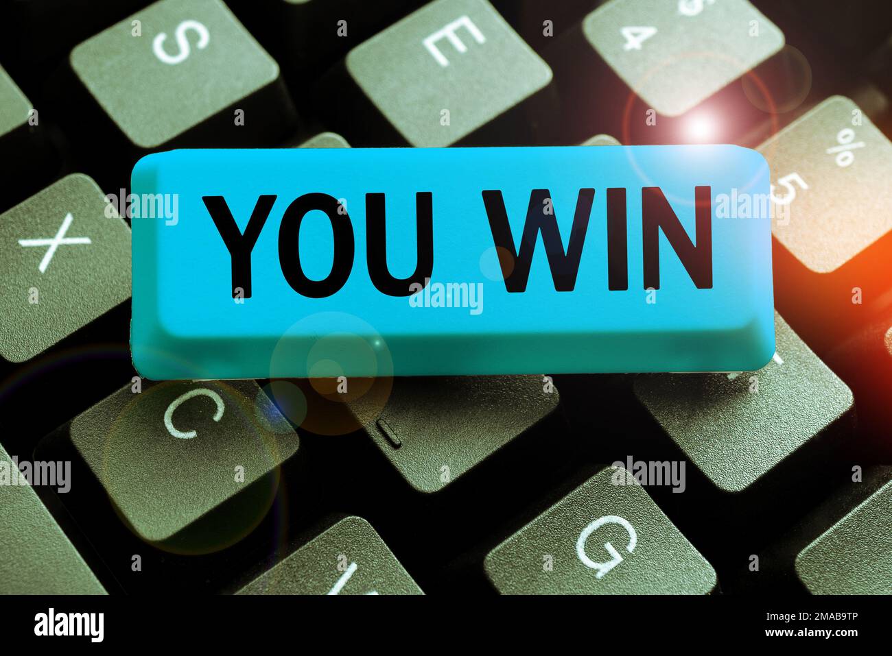 Text showing inspiration You Win. Conceptual photo be first in school ...