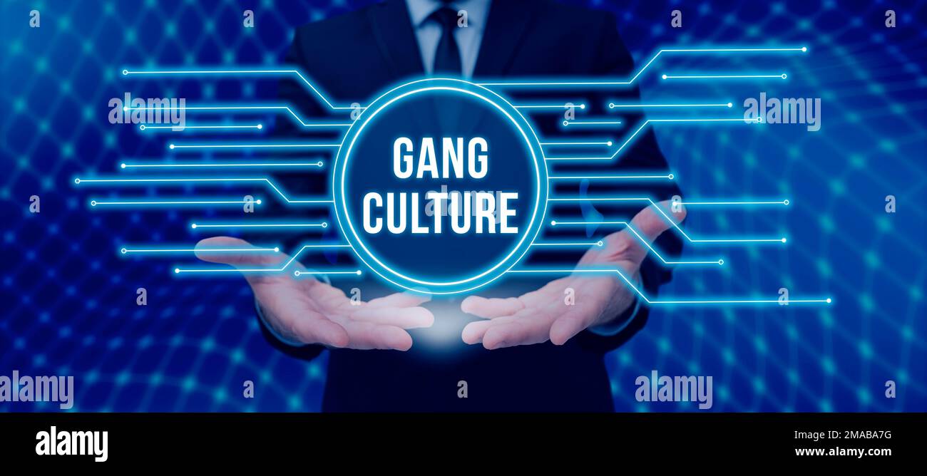 Inspiration showing sign Gang Culture. Business overview particular ...
