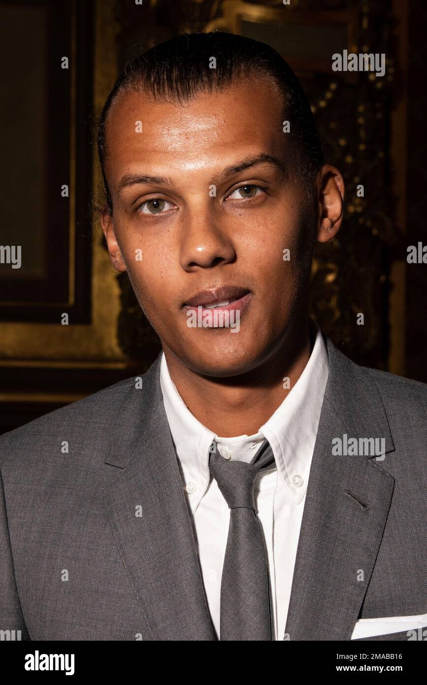 Stromae attends the Thom Browne ready-to-wear Spring/Summer 2023 ...
