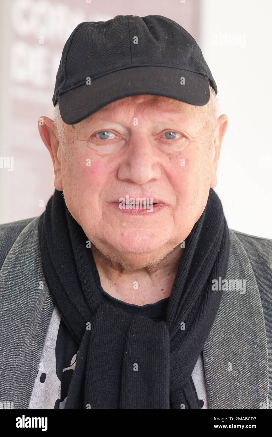 Madrid, Spain. 19th Jan, 2023. Actor Steven Berkoff poses for a ...