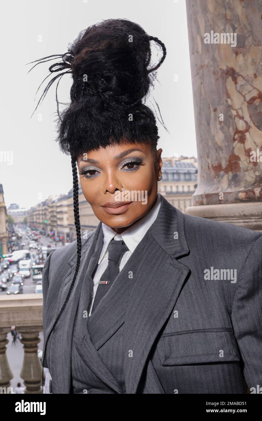 Janet Jackson attends the Thom Browne ready-to-wear Spring/Summer 2023 ...