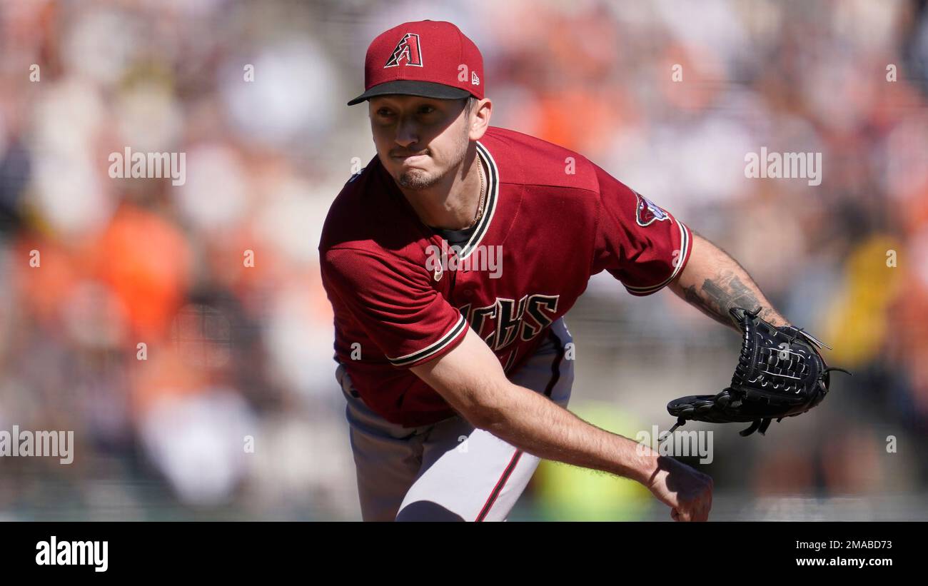 Arizona Diamondbacks' Zach Davies against the San Francisco Giants ...