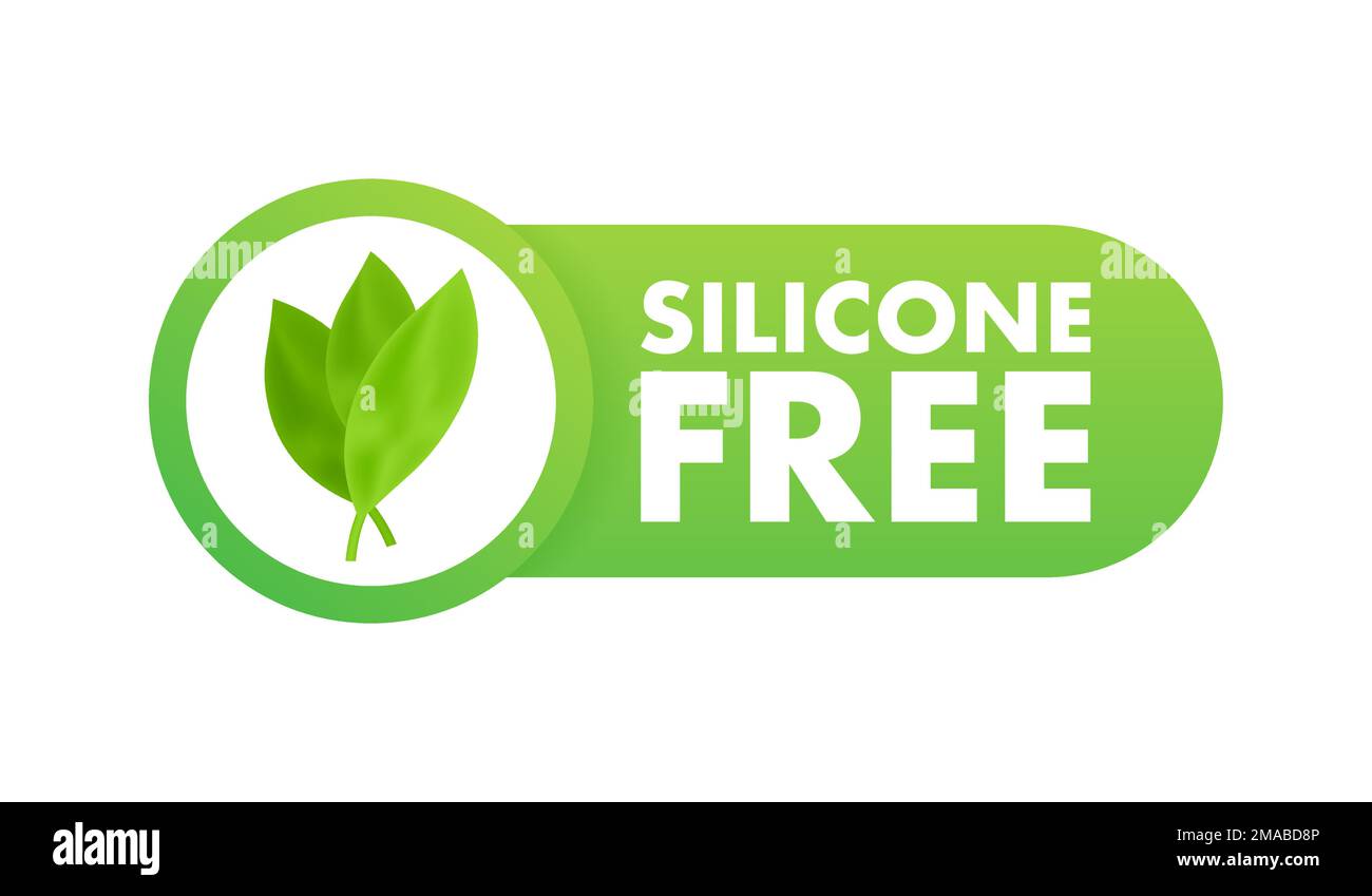 Silicone free sign, label. Silicone free icon. Vector stock ...